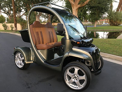 BEFORE & AFTER | Custom GEM Cars by Dustin MacIntosh at EV Designs