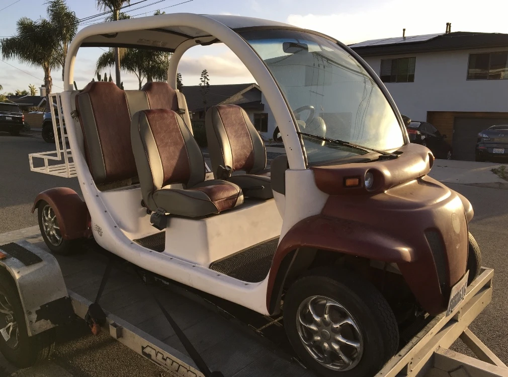 BEFORE & AFTER | Custom GEM Cars by Dustin MacIntosh at EV Designs