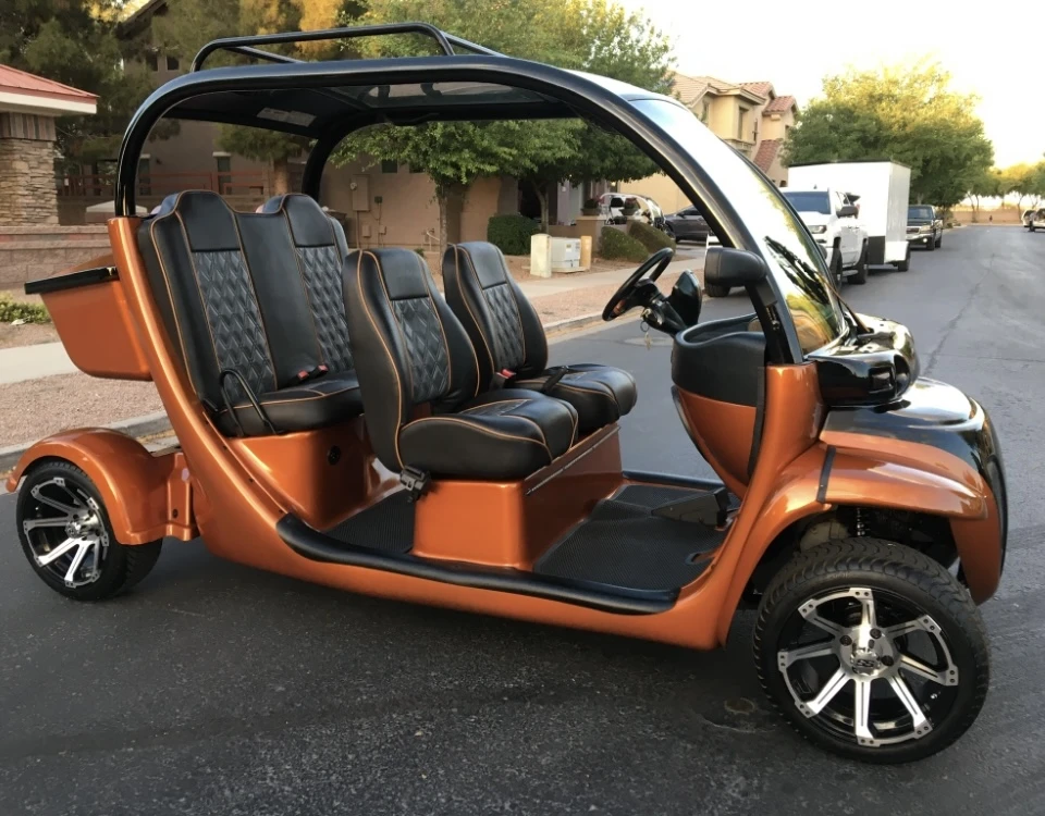 BEFORE & AFTER | Custom GEM Cars by Dustin MacIntosh at EV Designs