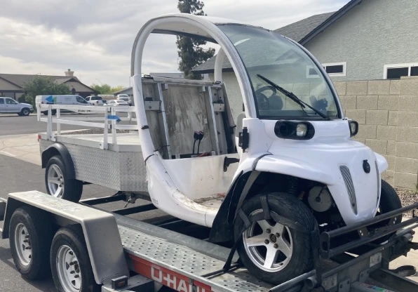 BEFORE & AFTER | Custom GEM Cars by Dustin MacIntosh at EV Designs