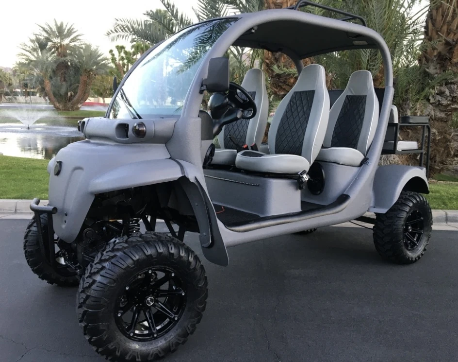 BEFORE & AFTER | Custom GEM Cars by Dustin MacIntosh at EV Designs