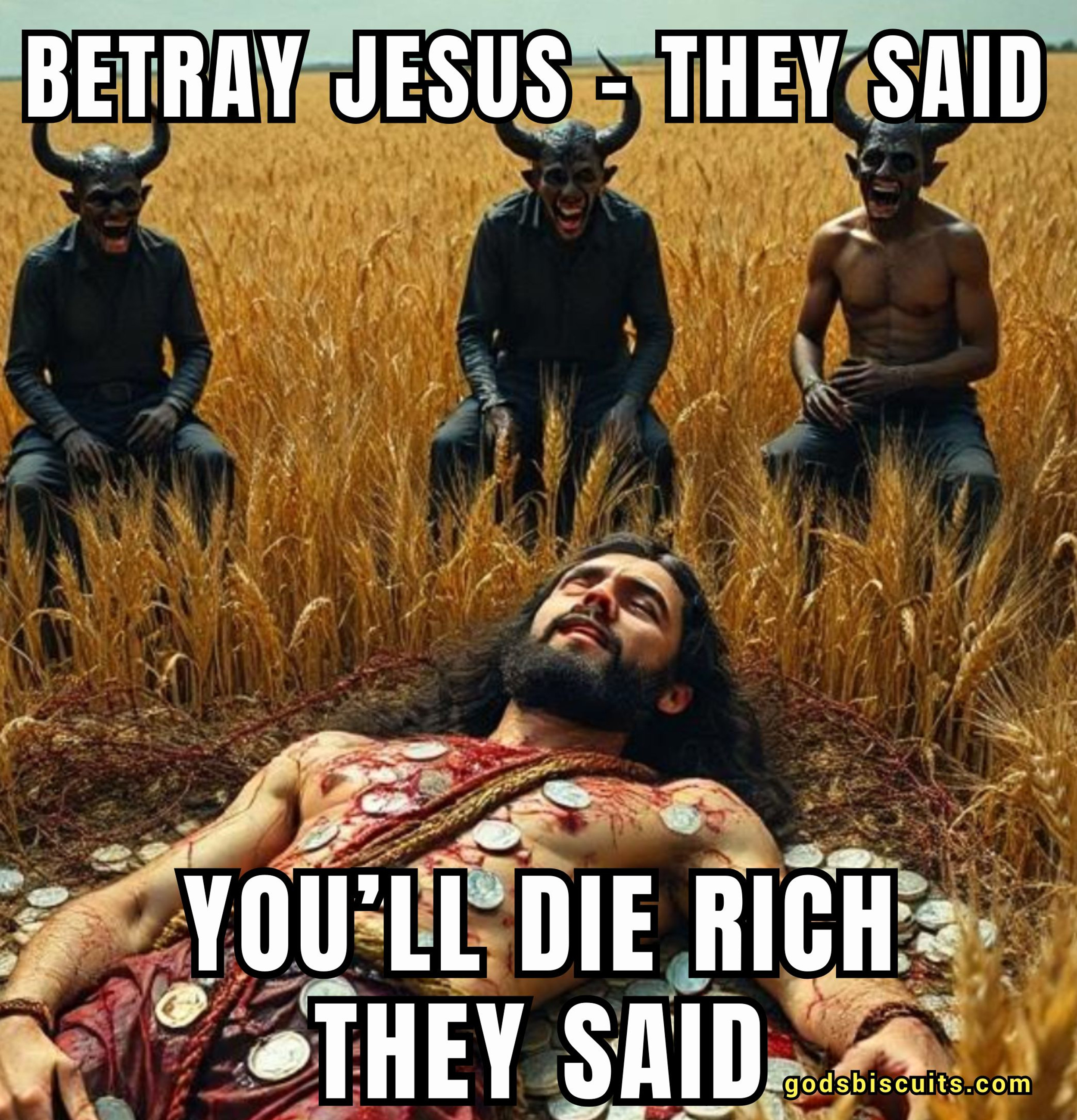 MEME: Judas Betrays Jesus