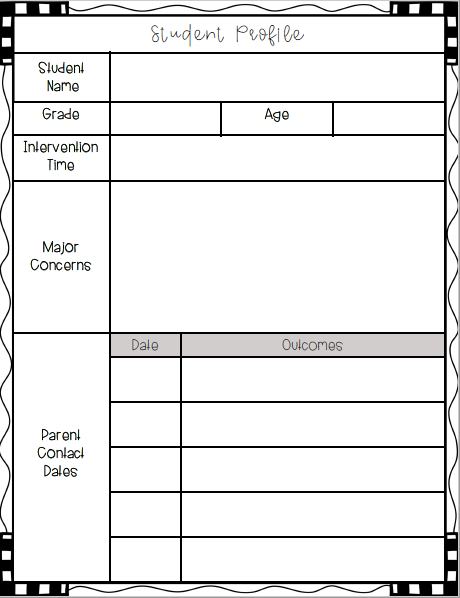 CVC Words Intervention Binder