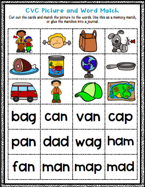 CVC Words Intervention Binder