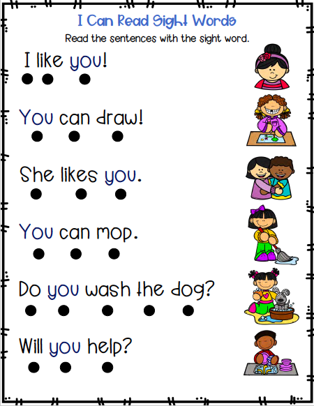 Low Prep Sight Word Practice with the Fry 100