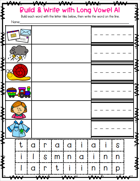 Weekly Spelling List with Activities and Homework