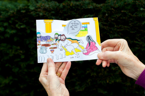 Jesus Anointed by A Sinful Woman | Busy Art Bible Crafts