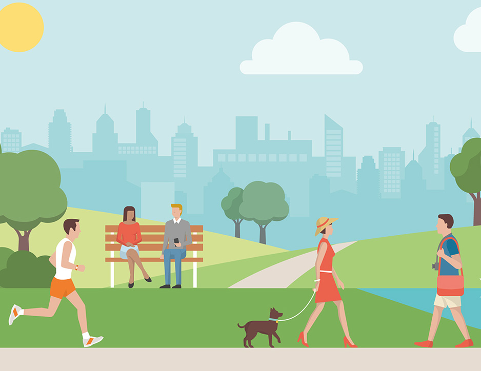 Merchandise? It’s just a walk in the park.