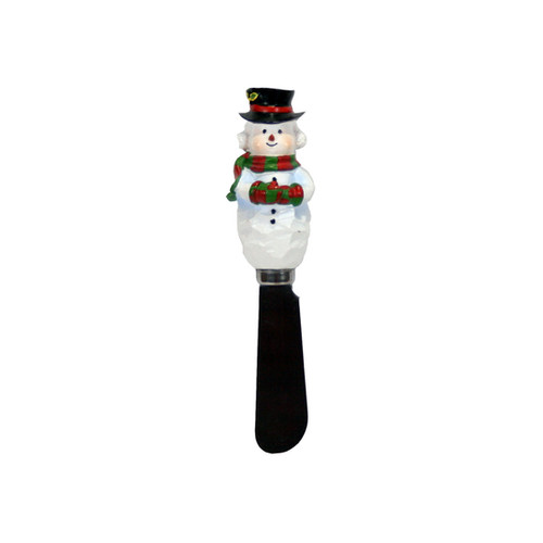Cheese and Butter Spreader Knife - Snowman in Tophat | Out of the Woods ...