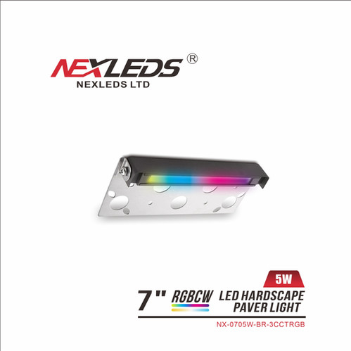 Nexleds 7" LED RGBCW Hardscape Paver Light | The Wiring Mart Ltd