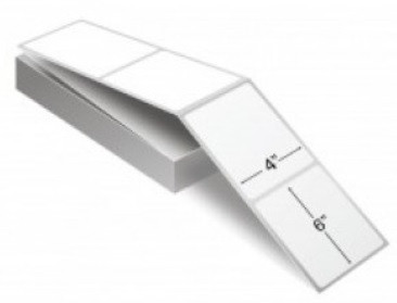 4" x 6" Fanfolded Thermal Transfer Labels with Perforation | Priddy Sales