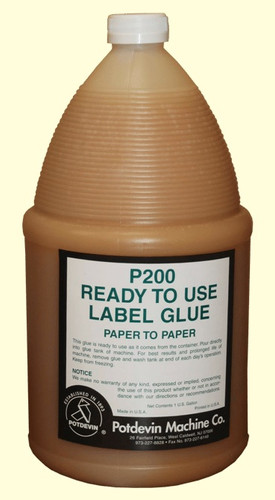 Potdevin P-200 Water Based "Dextrin" Label Adhesive | Priddy Sales