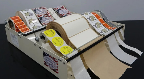 Take-A-Label TAL-40M Manual Label Dispenser (Up to 20" Web) | Priddy Sales