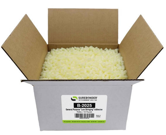 B-2025 Diamond Cubes Skillet Pan Glue Bulk Pellets (25 lbs.) | Priddy Sales