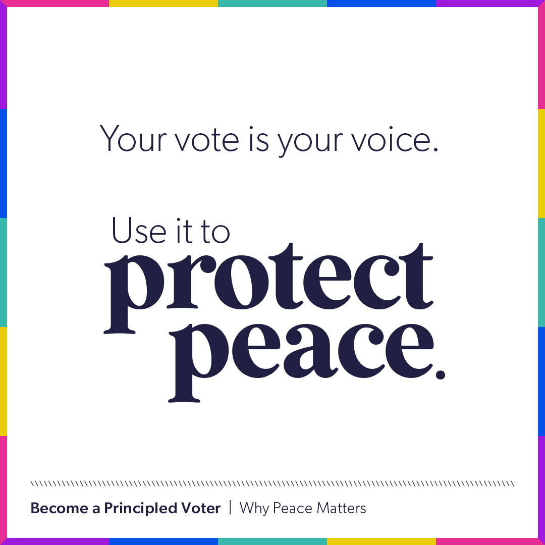 Principles Matter — Peace