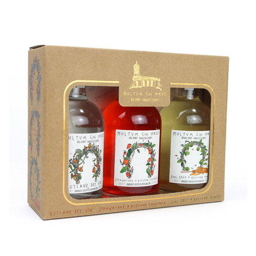 Set of three, gin gift set 20cl | Multum Gin Parvo