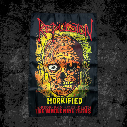 Repulsion “Horrified” Banner | Black Zone