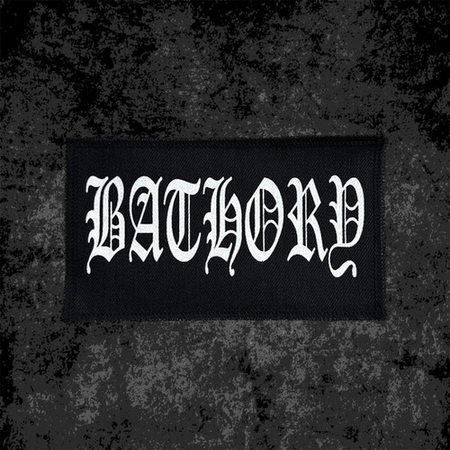 Bathory Logo Canvas Patch | Black Zone