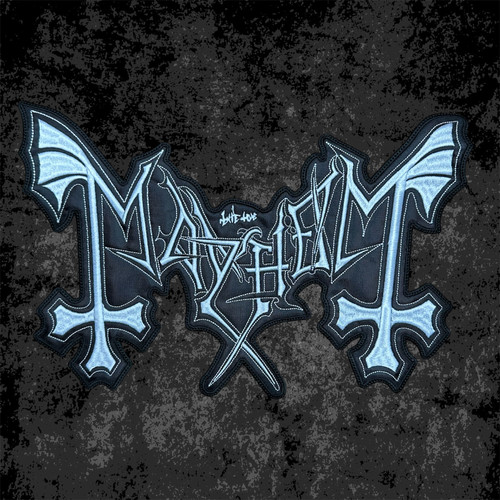 Mayhem Logo Back Patch | Black Zone