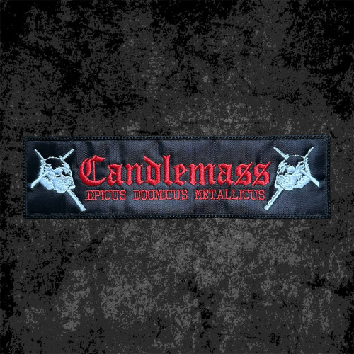 Candlemass “Doomicus” Strip Patch | Black Zone