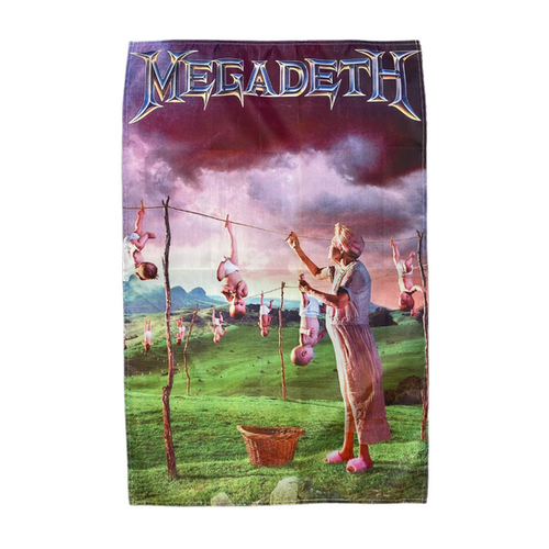 Megadeth “Youthanasia” Banner | Black Zone