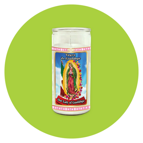 Jumbo Religiosa Virgen de Guadalupe/ Religious Jumb Candle Our Lady of ...