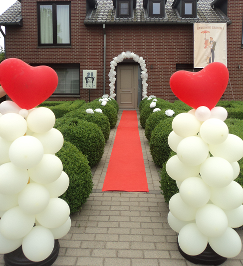 Pas getrouwd, trouwen, sieren