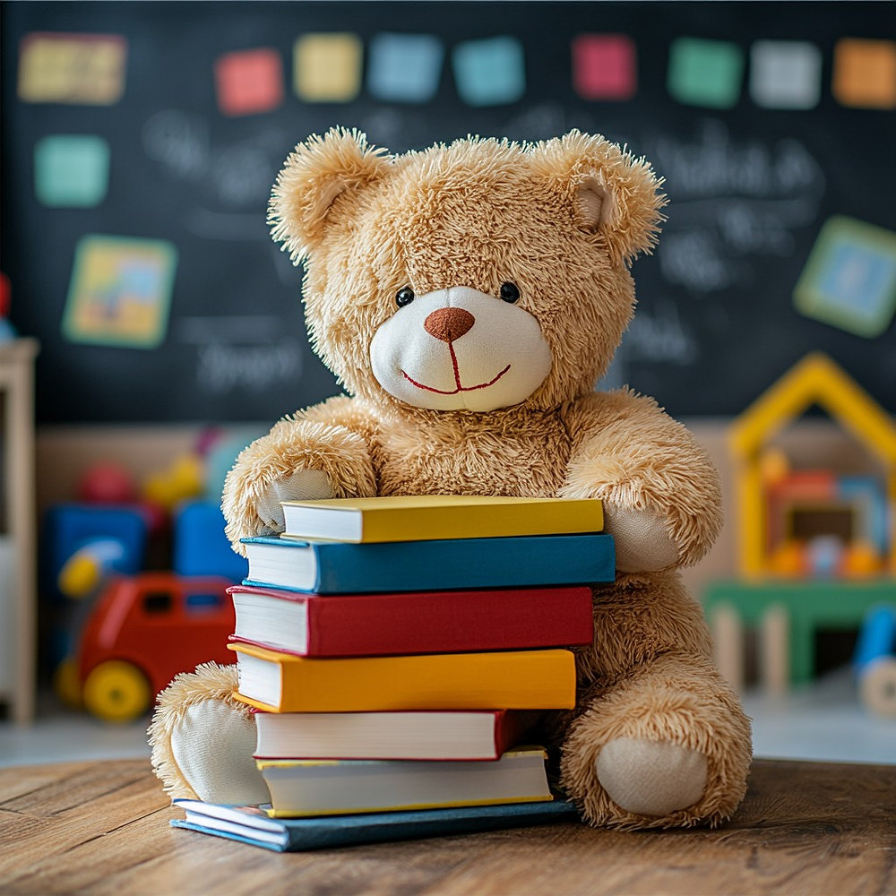 Teddy Bear Sleepover in the Library