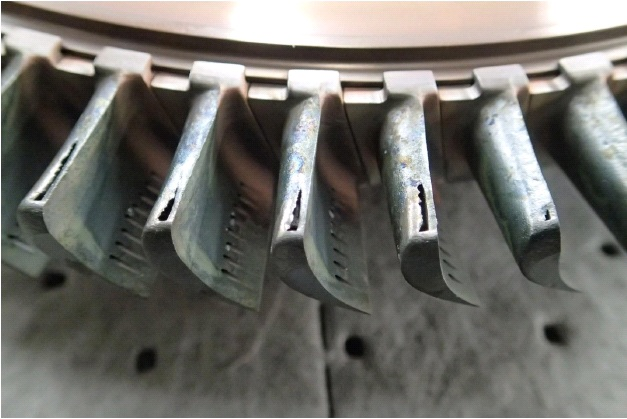 GP Blade Tip Section Erosion T53-L-703 model Gas Turbine