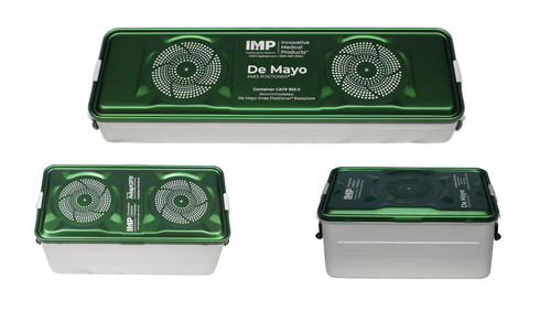 SteriPod™ Filtered Sterile Containers for the De Mayo Knee Positioner ...