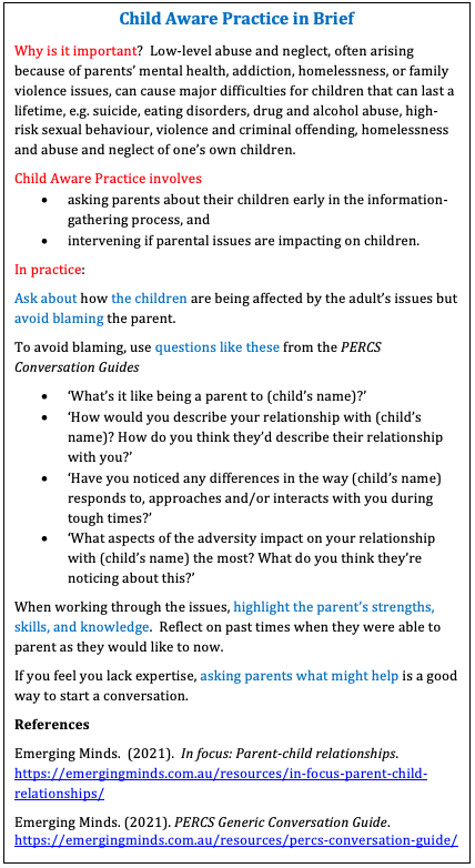 Child Aware Practice