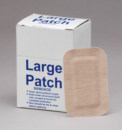 Large Patch Bandage, 25ct | DIRECT FIRST AID CENTRAL