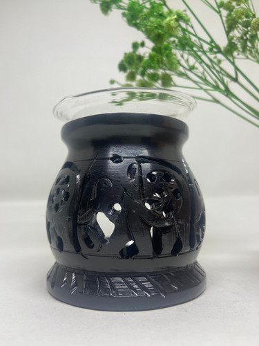 MARBLE BURNER GLASS BLACK SCENT FOR SENSES | Scent for Senses