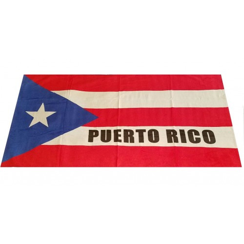 Towel Puerto Rico Flag | Wicca Wholesale
