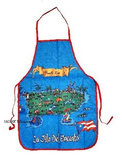 Puerto Rico Adult Apron : Isla del Encanto | Wicca Wholesale