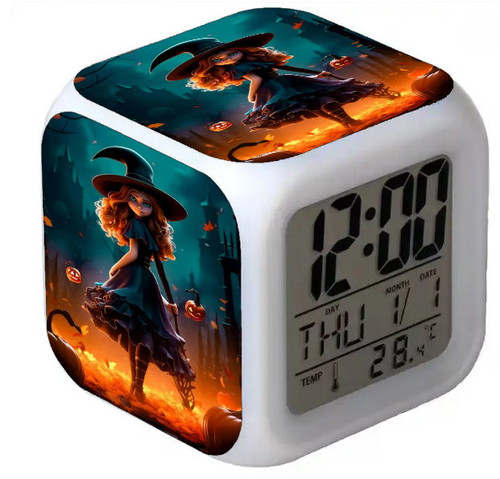 Digital Alarm Clock : Witch Girl | Wicca Wholesale