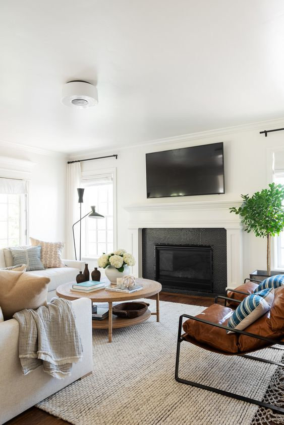 Elevated Ways to Style a TV In a Small Living Room