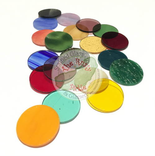 Precut Color Glass Circle | Vibrant colors and textures are perfect for ...