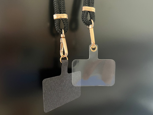 phone patch gold - solid black connector patch | MYPHONELACE