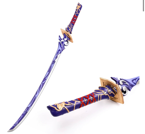 Genshin Impact Ei Raiden Shogun Musou Isshin Foam Cosplay Sword | anime ...