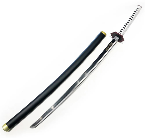 DEMON SLAYER - GIYU TOMIOKA SWORD - NICHIRIN KATANA - METAL | anime swords