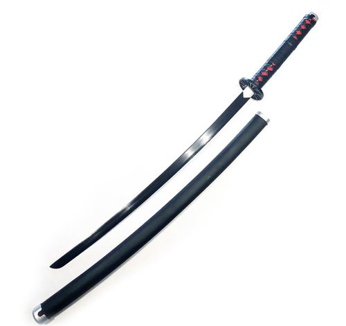 DEMON SLAYER - TANJIRO KAMADO - BLACK NICHIRIN BLADE - METAL | anime swords