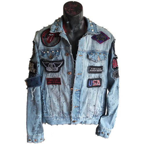 R&R distressed denim jacket by Chad Cherry | ChadCherryClothing