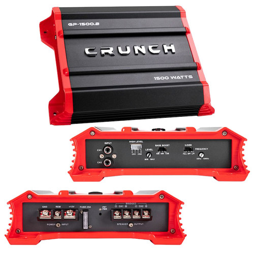 Crunch 4 Channel Amplifier, 1000 Watts | Sun State Customs