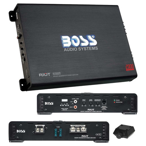 Boss Audio Monoblock Amplifier, 2000W Max | Sun State Customs