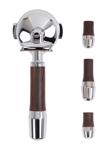 ECM SMOKED OAK HANDLE SET LEVER VALVE | Velvety Coffee