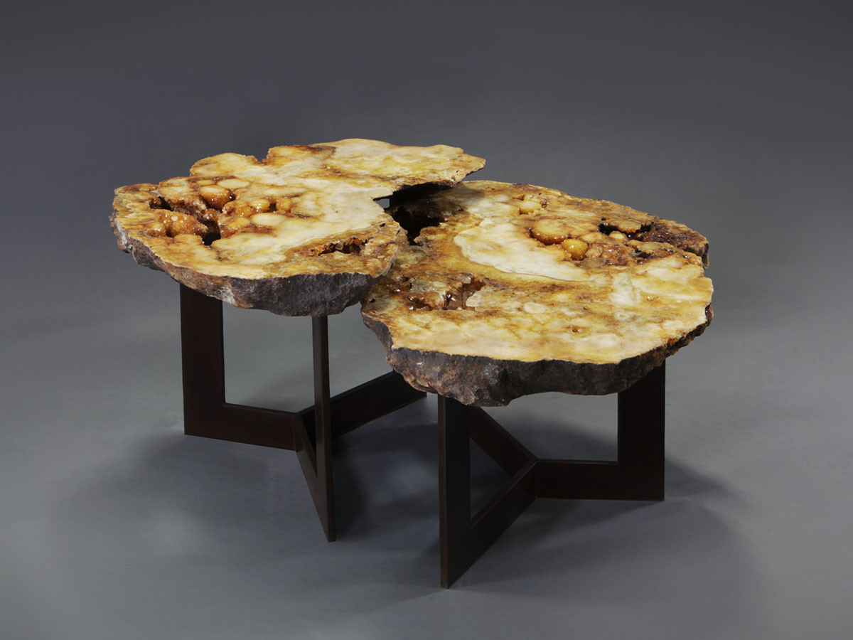 NESTED TRI-FOIL TABLE