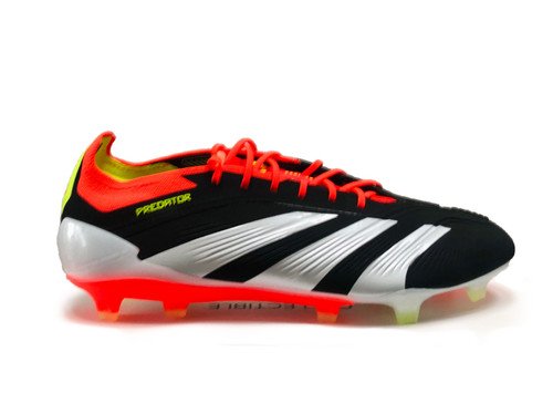 adidas Predator Elite Laced - Core Black / White / Solar Red FG ...