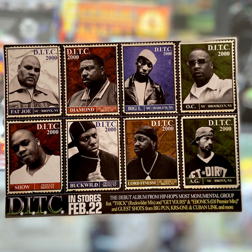 Rare Vintage DITC Album Promo Sticker Sheet 11" x 8" | NHHM Official Site