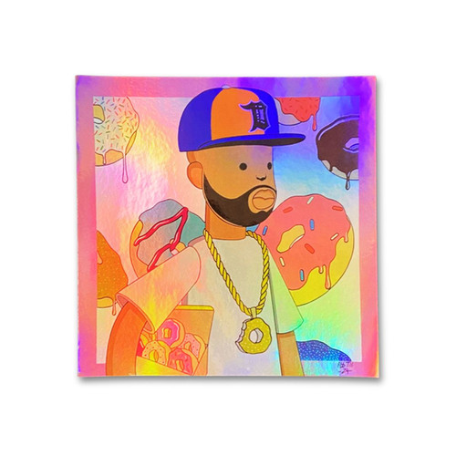 J Dilla "Donut Box" Sticker | NHHM Official Site